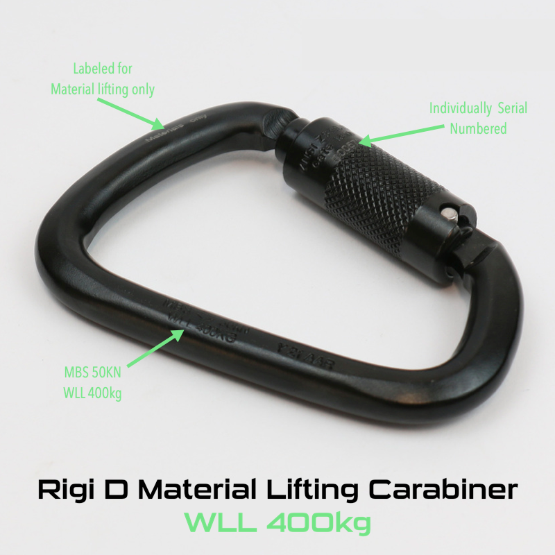 Rigi D rigging Carabiner WLL 400KG for TELCO LIFTING & RIGGING ...