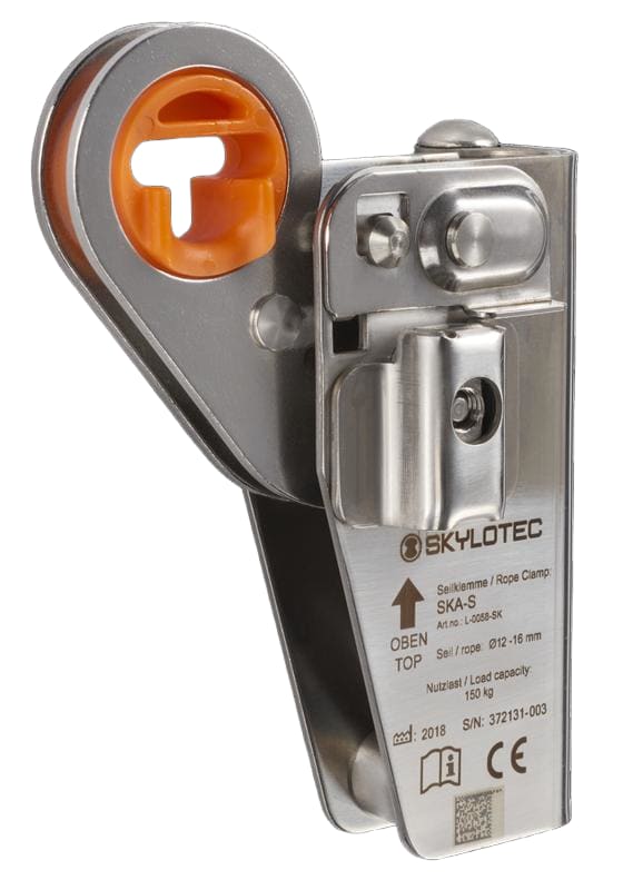 SKYLOTEC SKA Rope Clamp: Essential Rescue Device for Milan Techniques ...